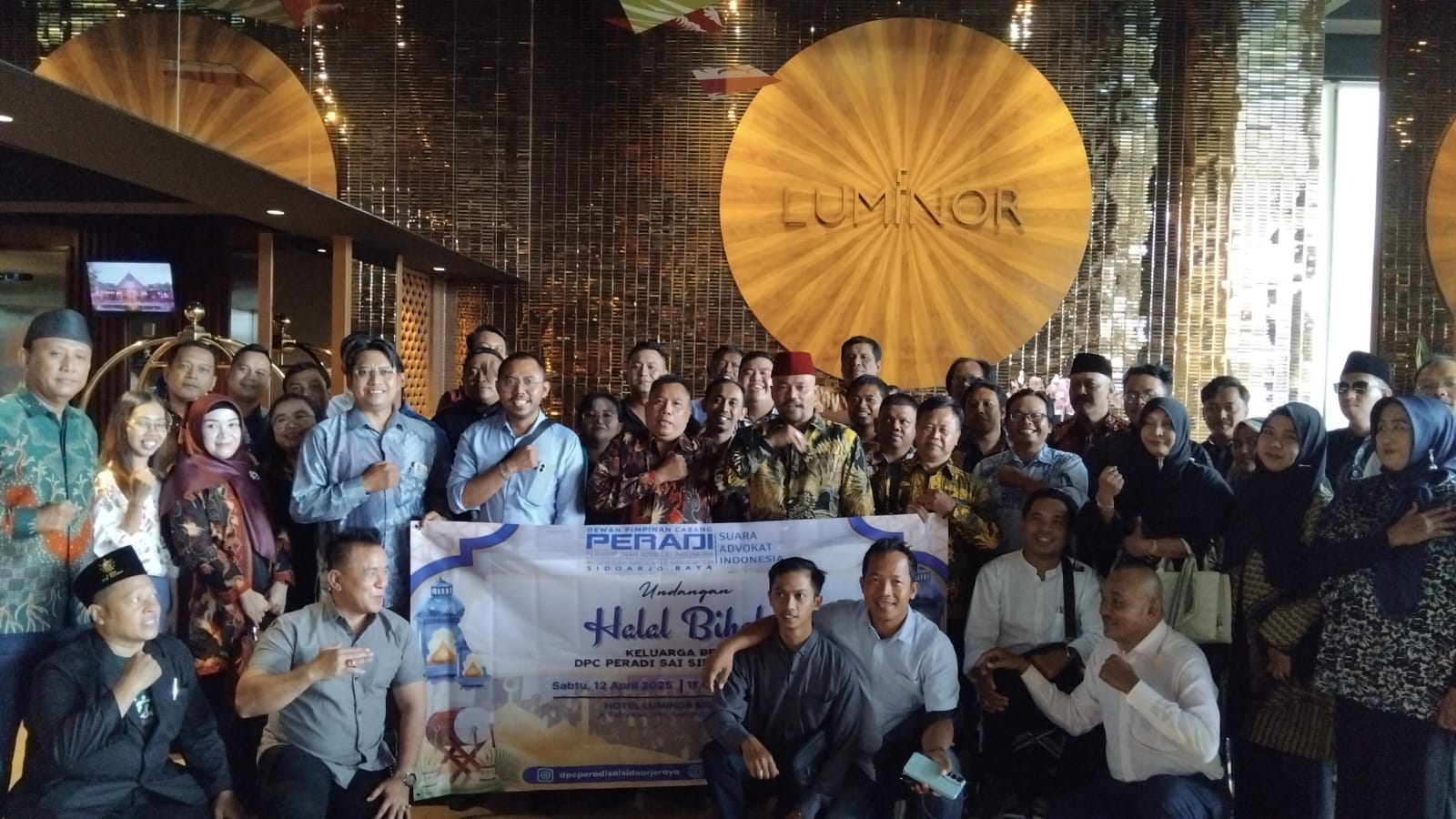 Halal Bihalal Peradi SAI Sidoarjo, Rajut Solidaritas Advokat